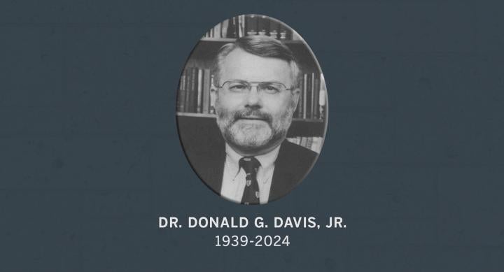 Dr. Donald G. Davis, Jr. (1939-2024) | UT iSchool